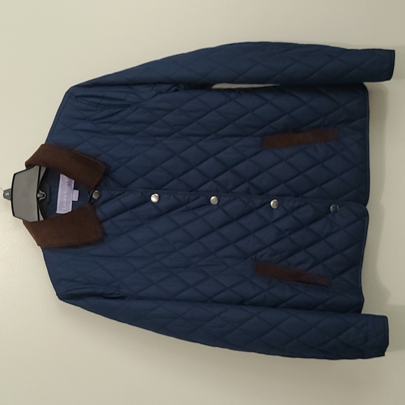 Laura Scott | Jackets & Coats | Laura Scott Quilt Puffer Button Up ...